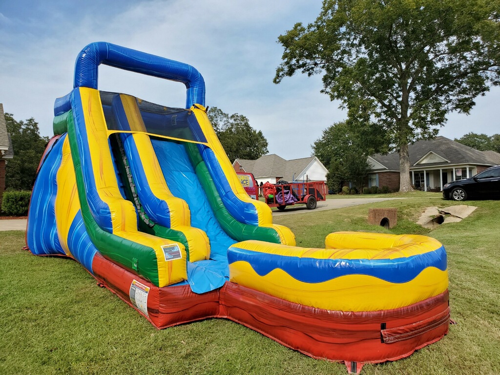 16ft Fire Slide - Rentals in Alabama | All About the Bounce