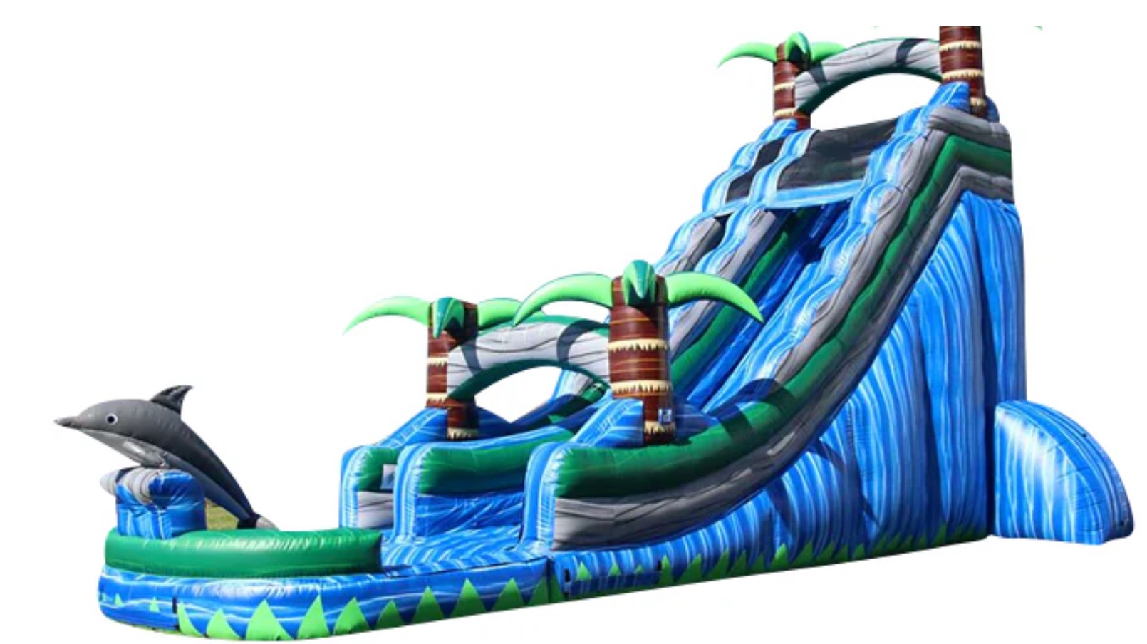 15' Tropical Dolphin Water slide