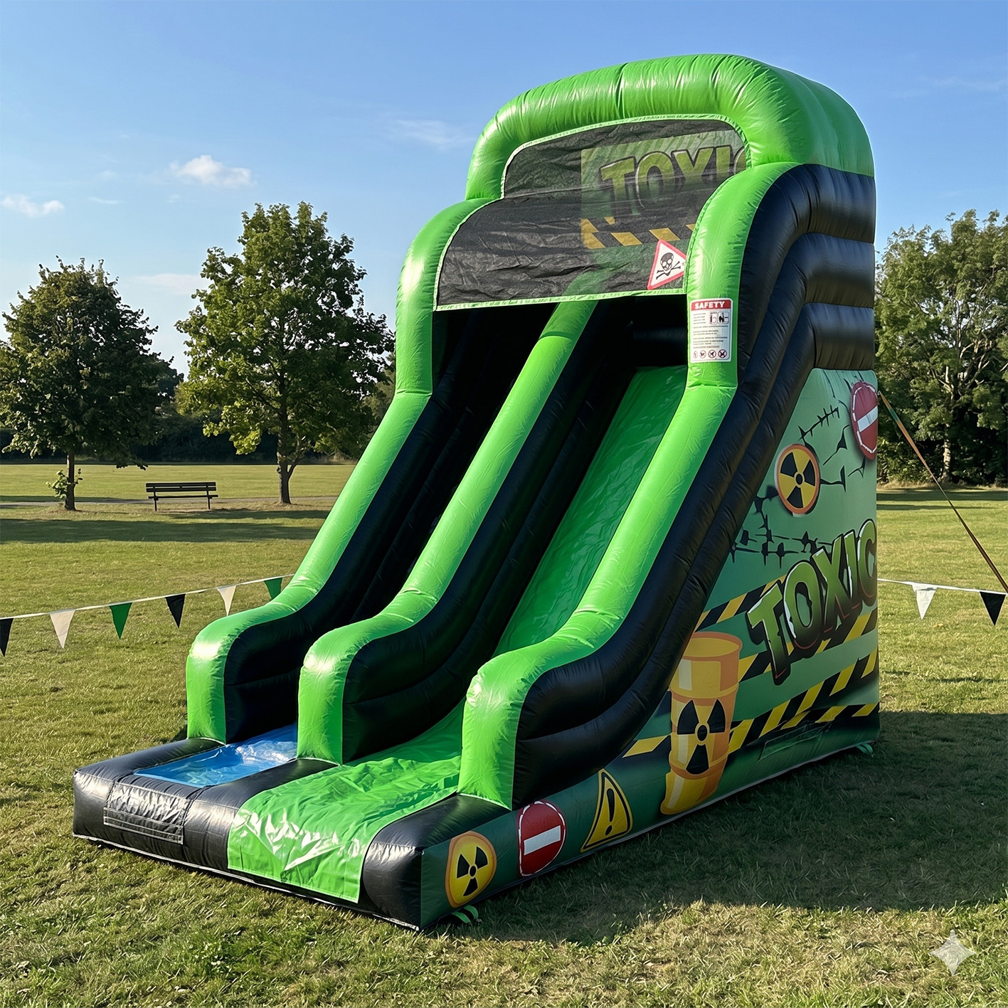 10ft Inflatable Toxic Slide Hire - Inflatable, Bouncy Castle ...
