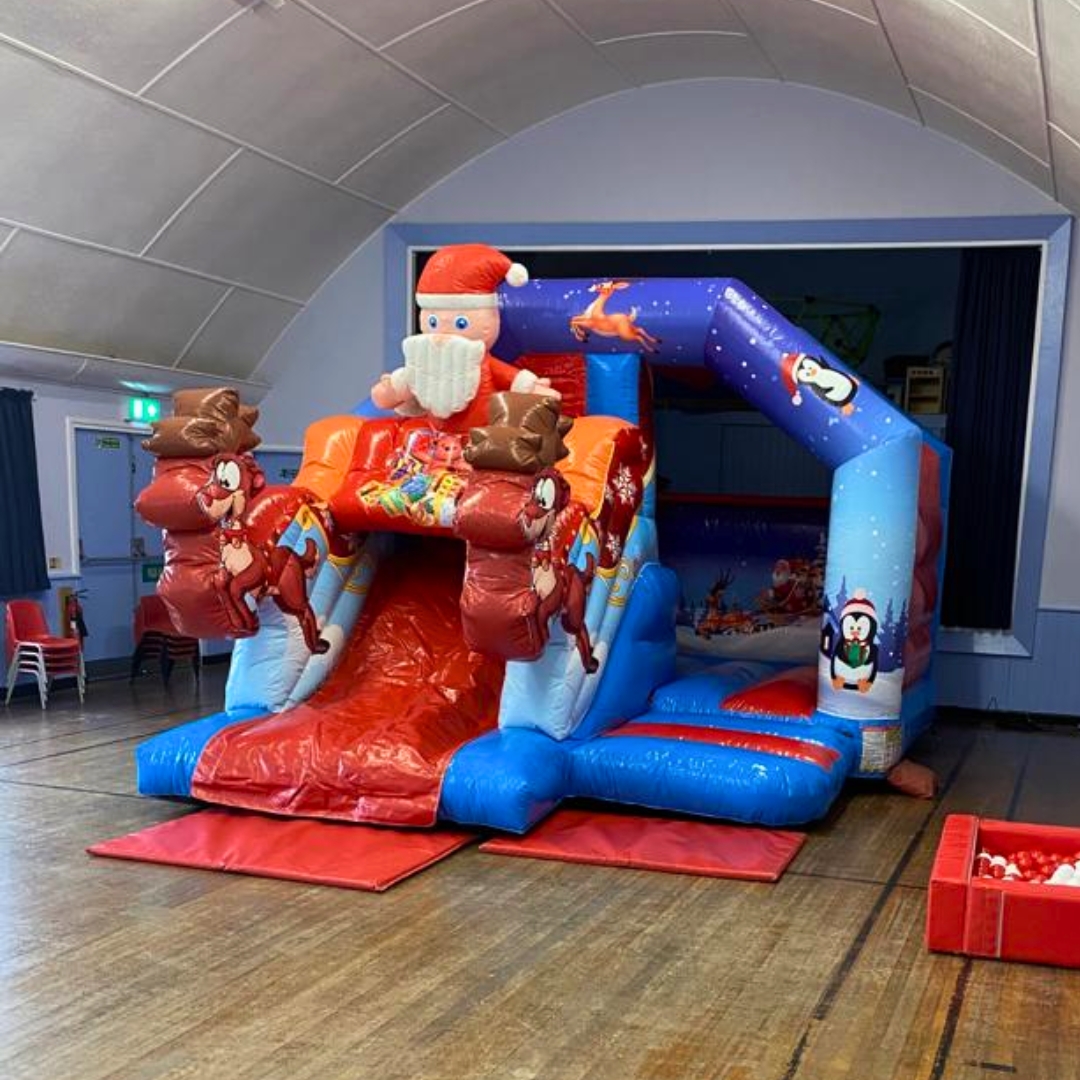 Christmas Reindeer Slide Combo - Inflatable, Bouncy Castle ...