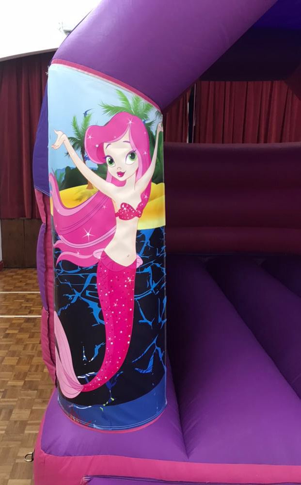 Mermaid Pink Bouncy Castle - Inflatable, Bouncy Castle, Entertainment ...