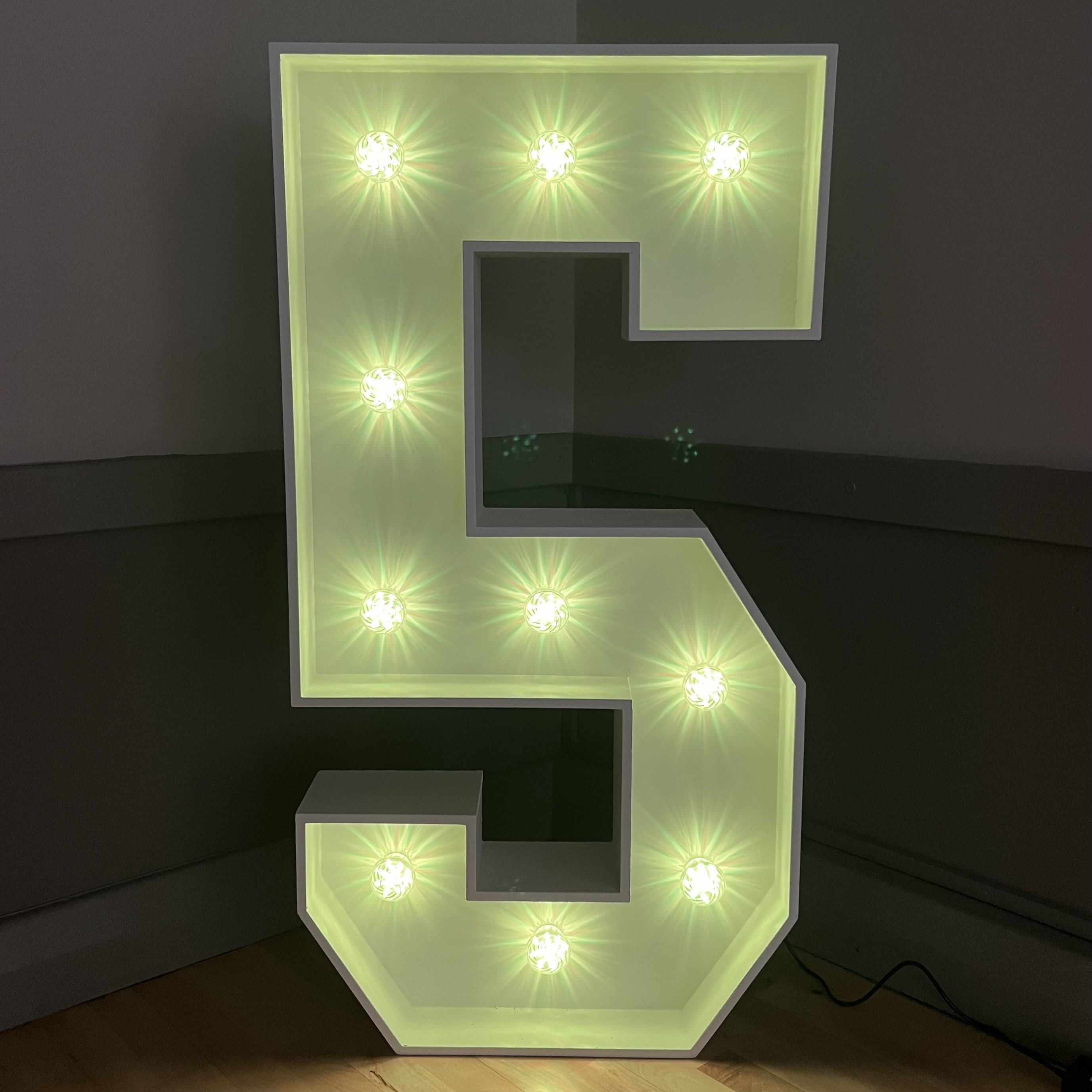 4ft Light-Up LED Numbers - Bouncy Castle Hire in Crowborough, Tunbridge ...