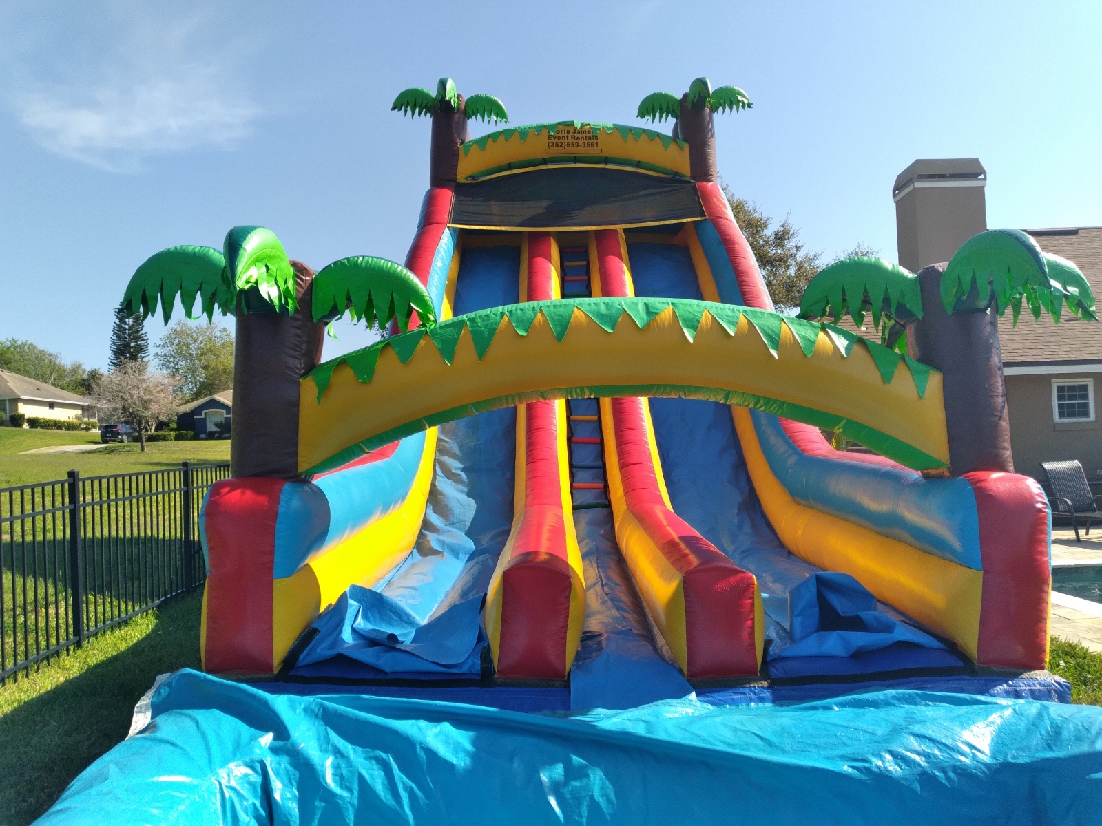 Double Lane Slides - Hire in FL | Gloria James Event Rentals
