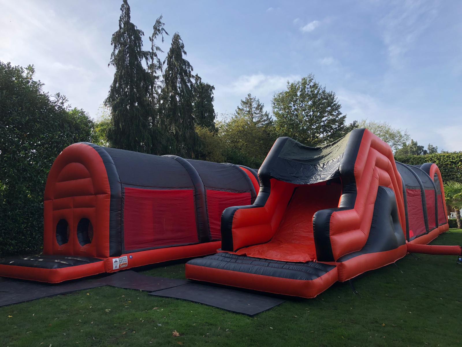 150ft Ultimate Adult U Bend Assault Course - Bouncy Castle Hire ...
