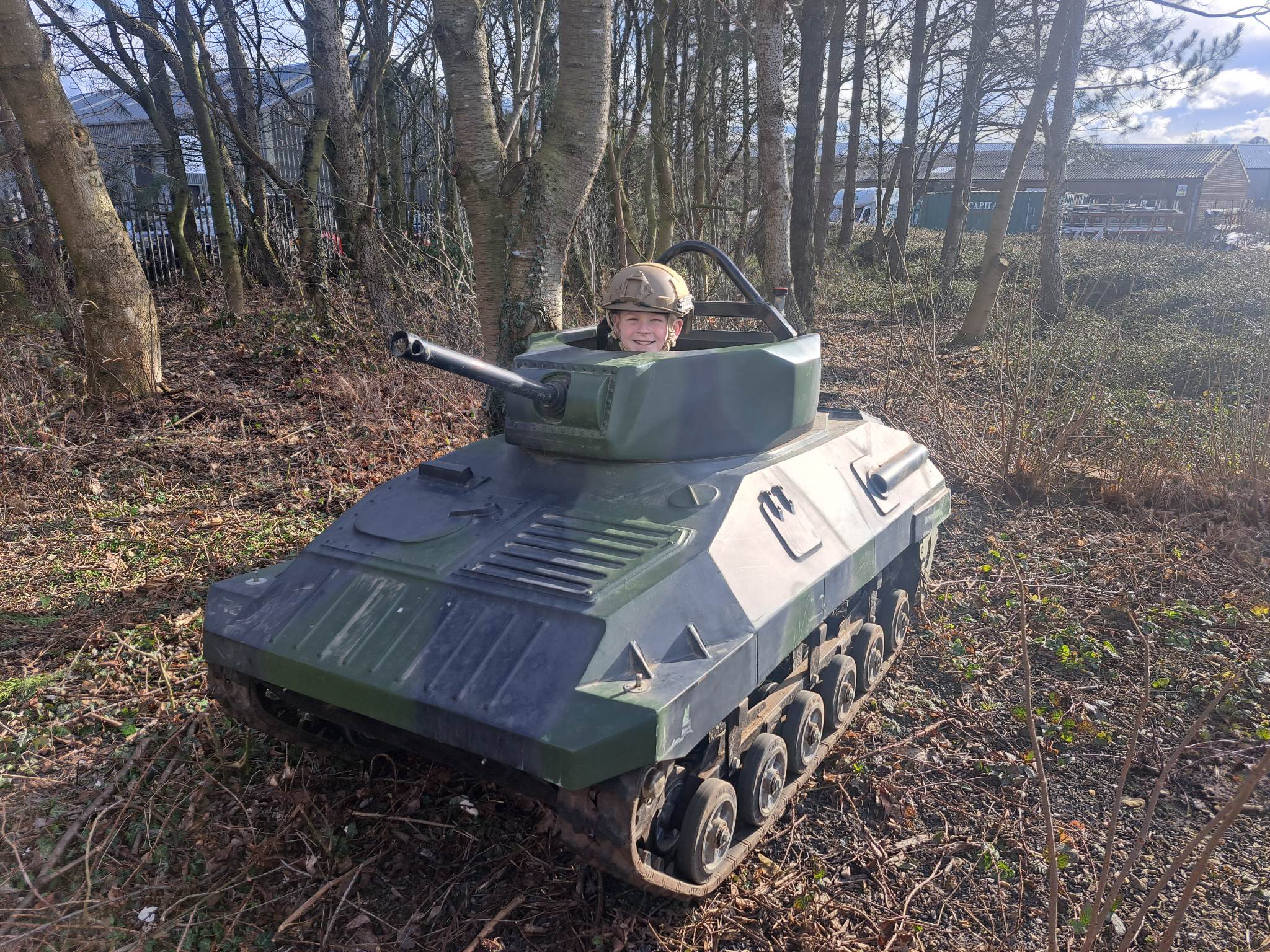 3x Mini Tanks at our site - Tank Driving Experience in Co. Durham