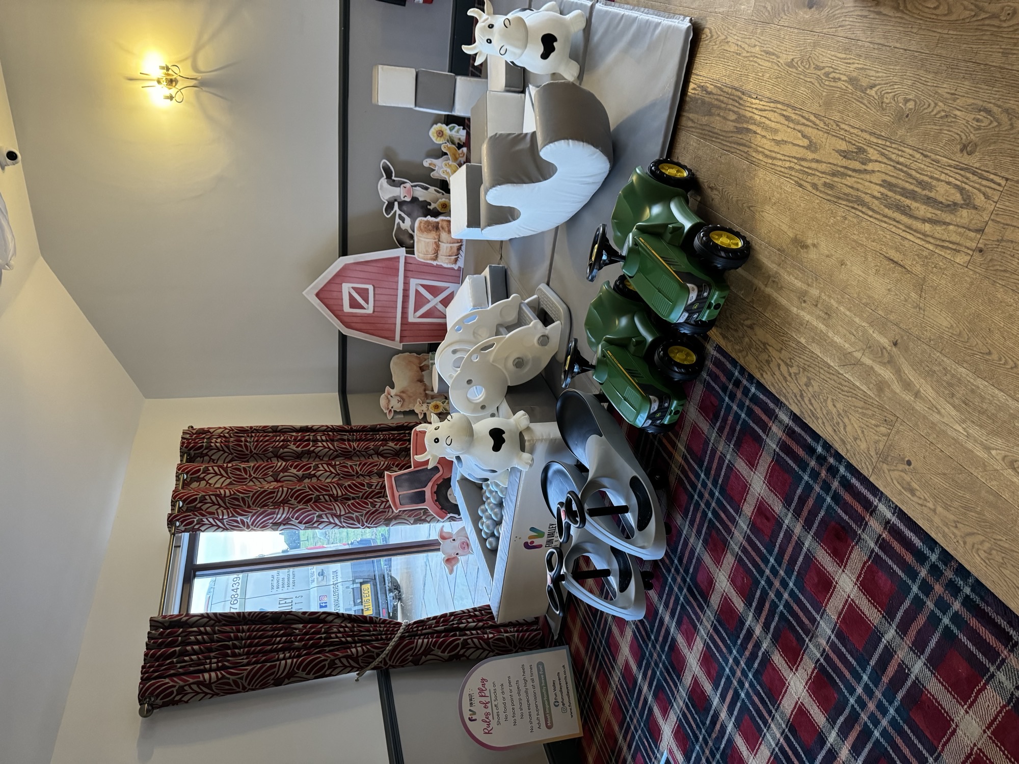 Farm themed 10ft x 9ft grey and white soft play - Hire in Preston ...