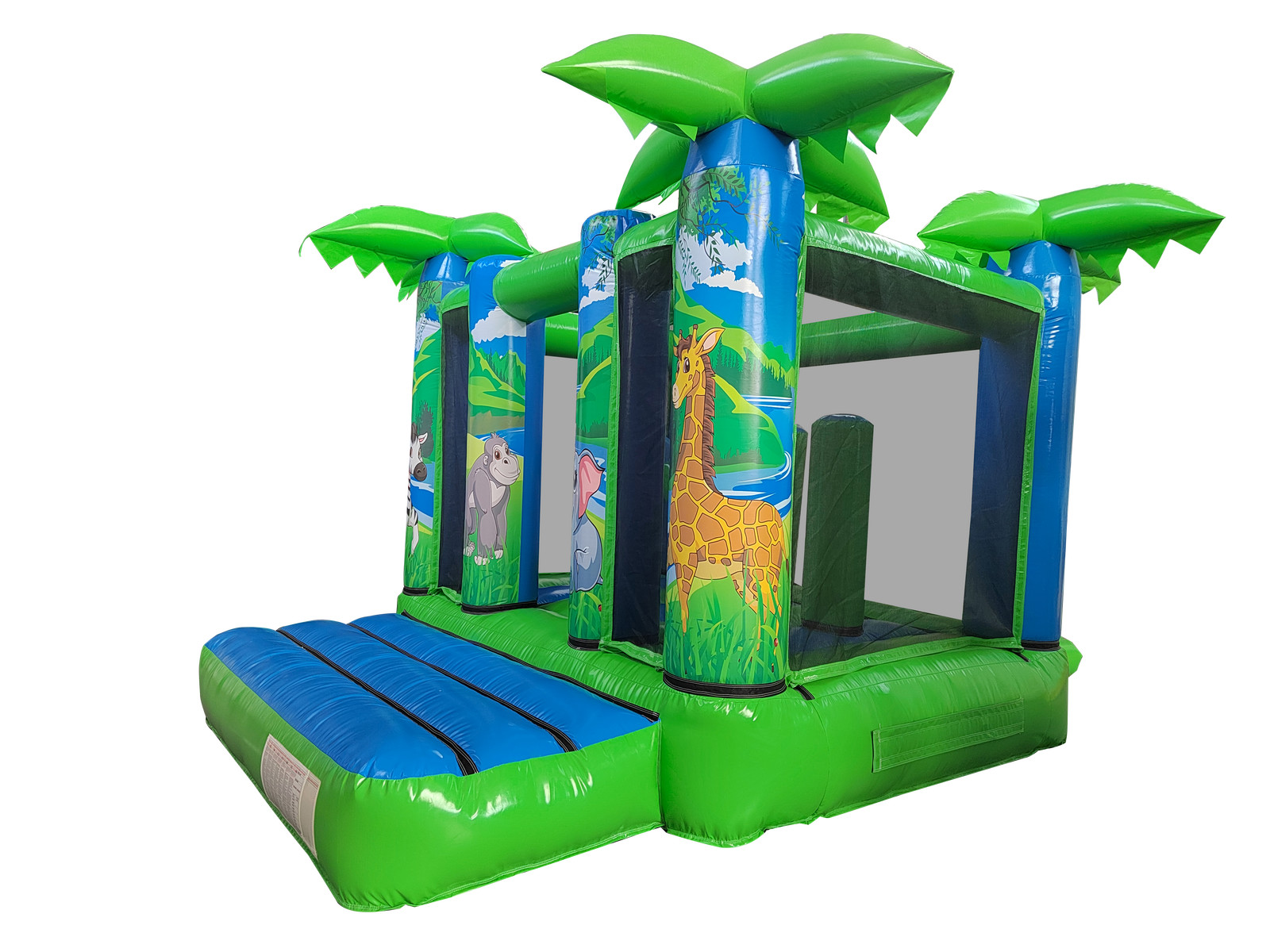 BBOL-034 - 12x10x9ft - Netted Mini Bouncer (Jungle Theme Deluxe ...