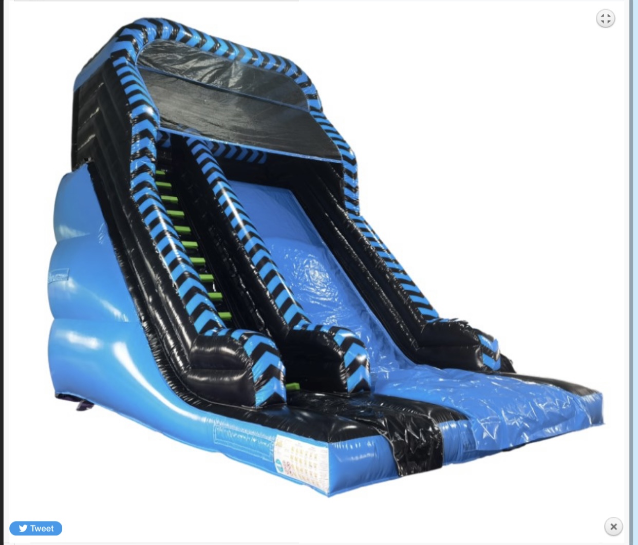 Giant Blue Slide - Bouncy Castle Hire in Leeds, Bradford, Halifax ...