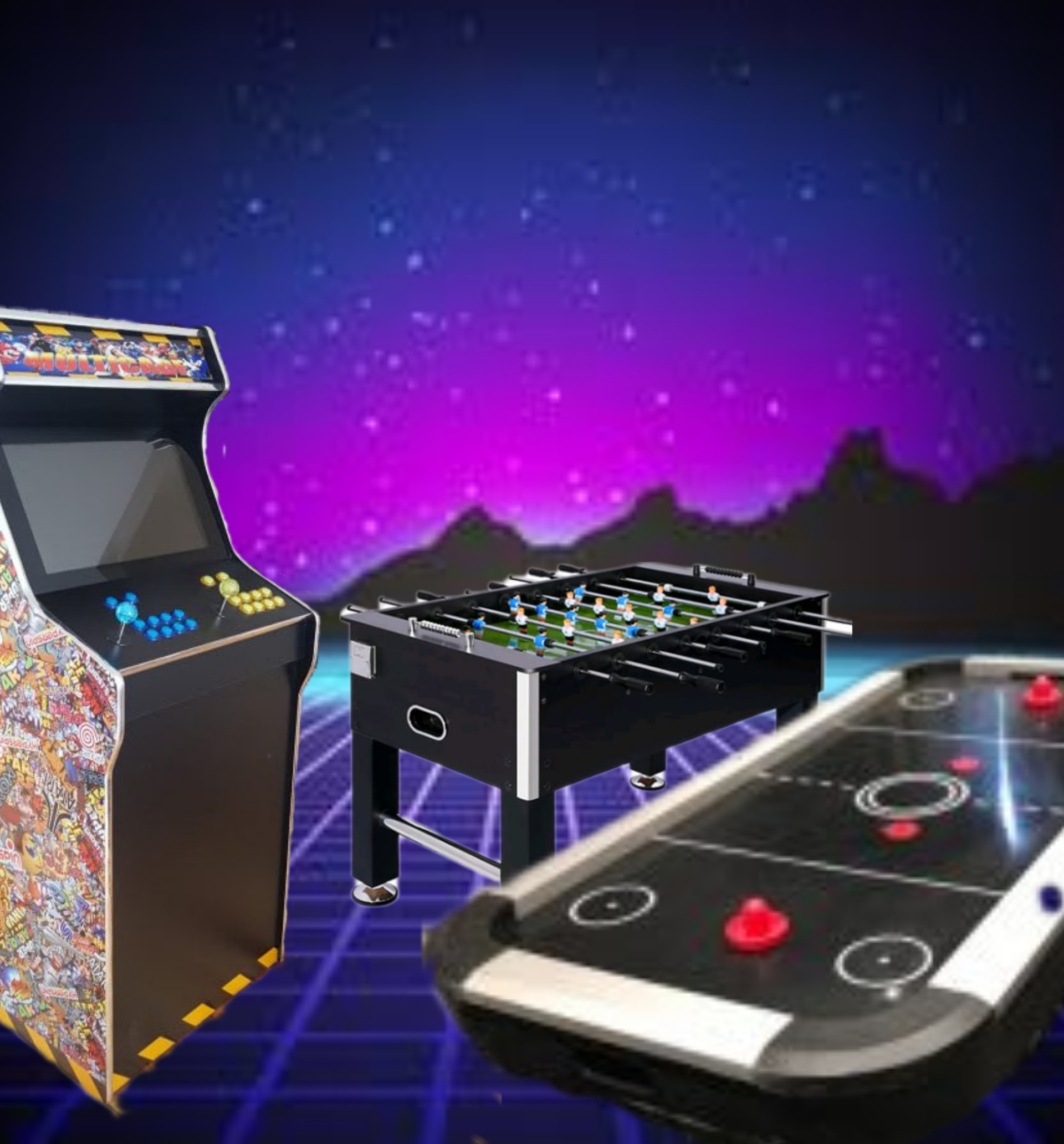 Arcade pack - Hire in Victoria | Melbourne Castle Hire