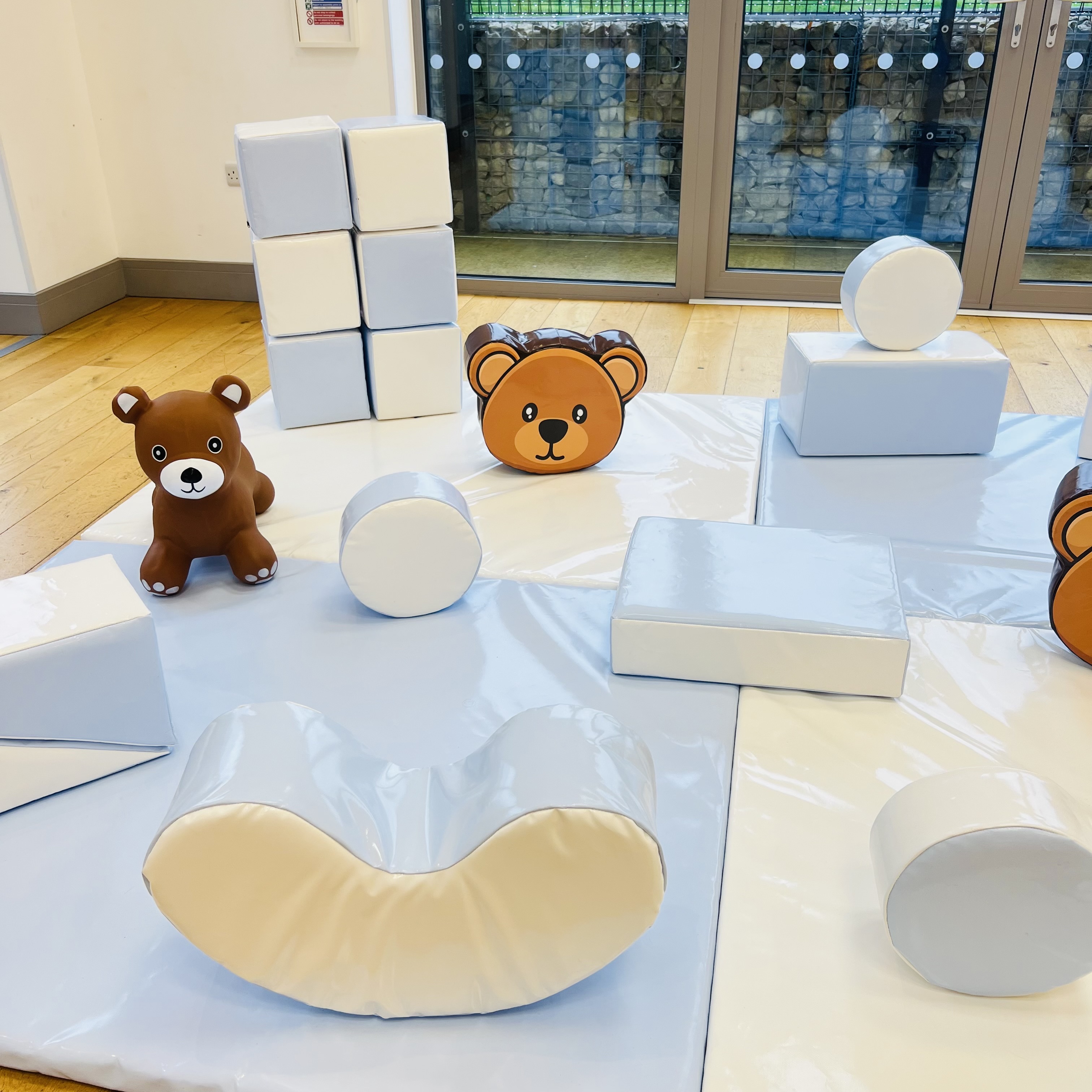 Blue Teddy Bears Soft Play and Ball Pit Package - Bouncy Castle Hire in ...