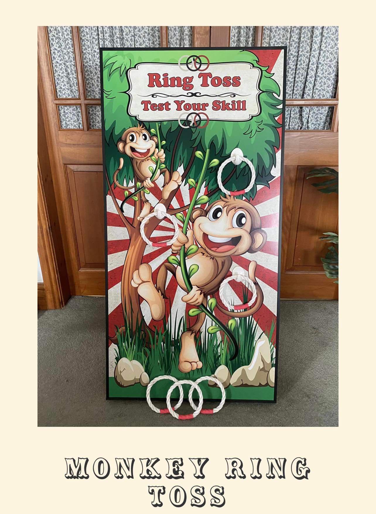 Monkey Ring Toss Game - Bouncy Castle Hire, Bouncy Castles, Rodeo bull ...
