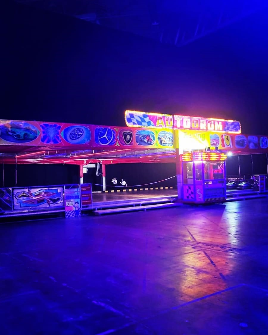 Modern Dodgems Track | Funfair Ride Hire | UK-Wide