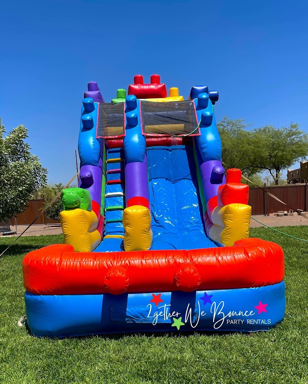 18ft Block Party Splash Slide - Bounce House Rental in AZ | 2gether We ...