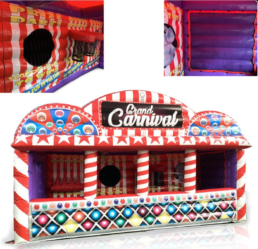 Inflatable 4 in 1 Funfair Carnival Stall Hire | Pembrokeshire