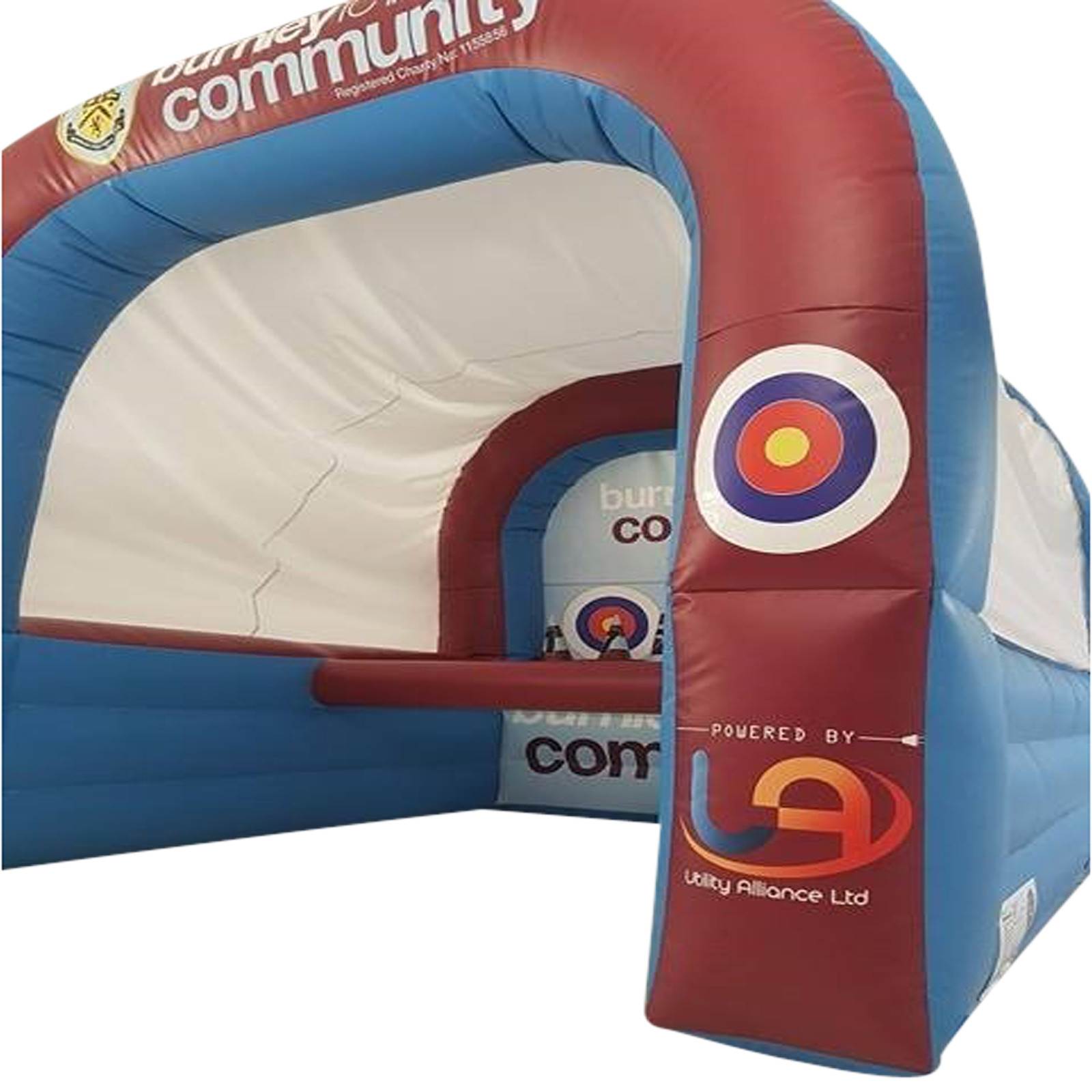 BB-1050 - 12x12x8ft - Nerf Shootout Range - (Light Blue & Burgundy ...