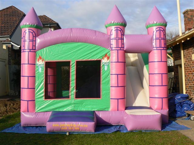 (5m x 5m) Large Pink Combo Castle - Jumping Castle Hire in Inner ...