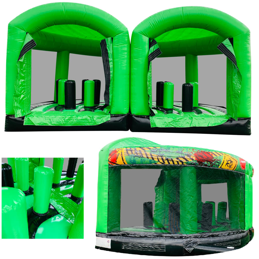 Massive Toxic Drop Obstacle / Assault Course With U - Turn