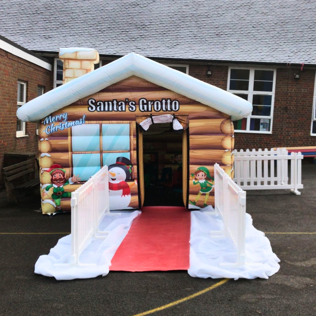 4m Inflatable Christmas Grotto - Inflatable, Bouncy Castle ...
