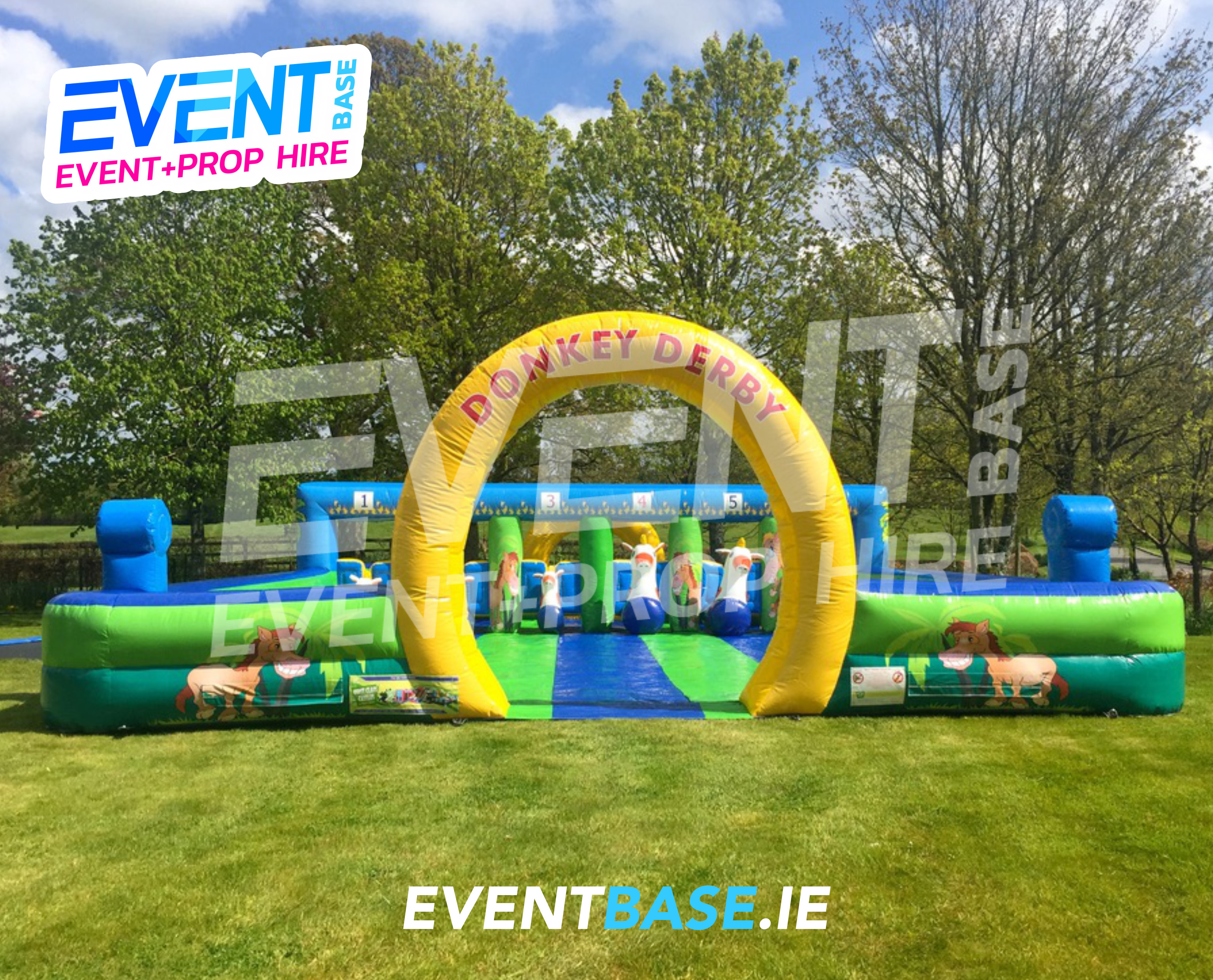 First Class Castles - Donkey Derby / Inflatable Horse Racing Game