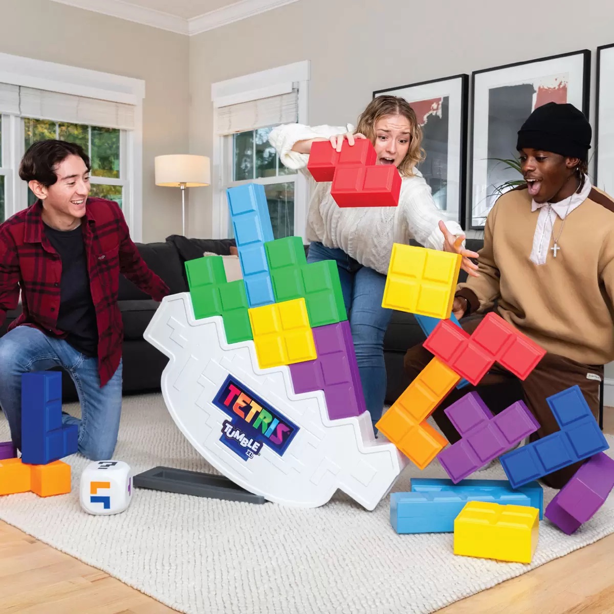 Tetris XL 6ft Tumble Game - Hire in Leicestershire | Blaby castles