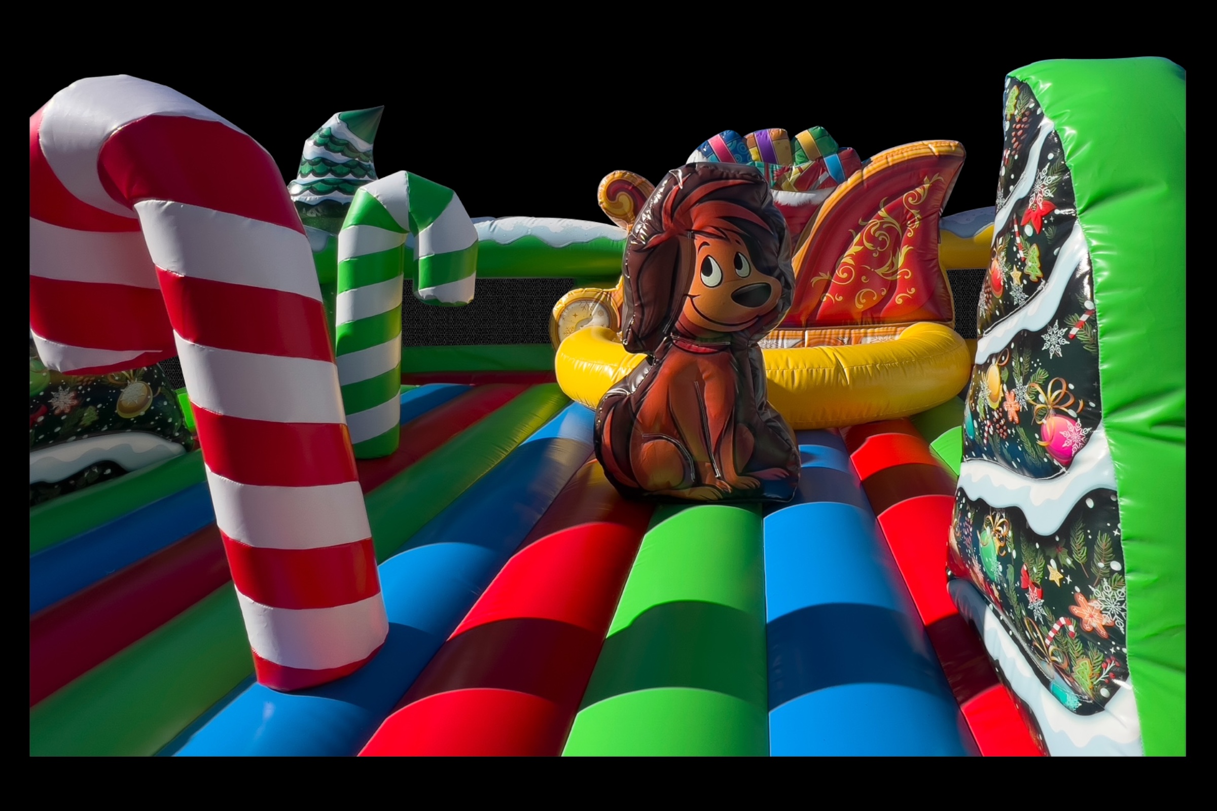 Christmas Inflatable Grinch Playground for Toddlers