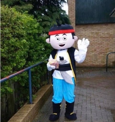Jake the pirate mascot