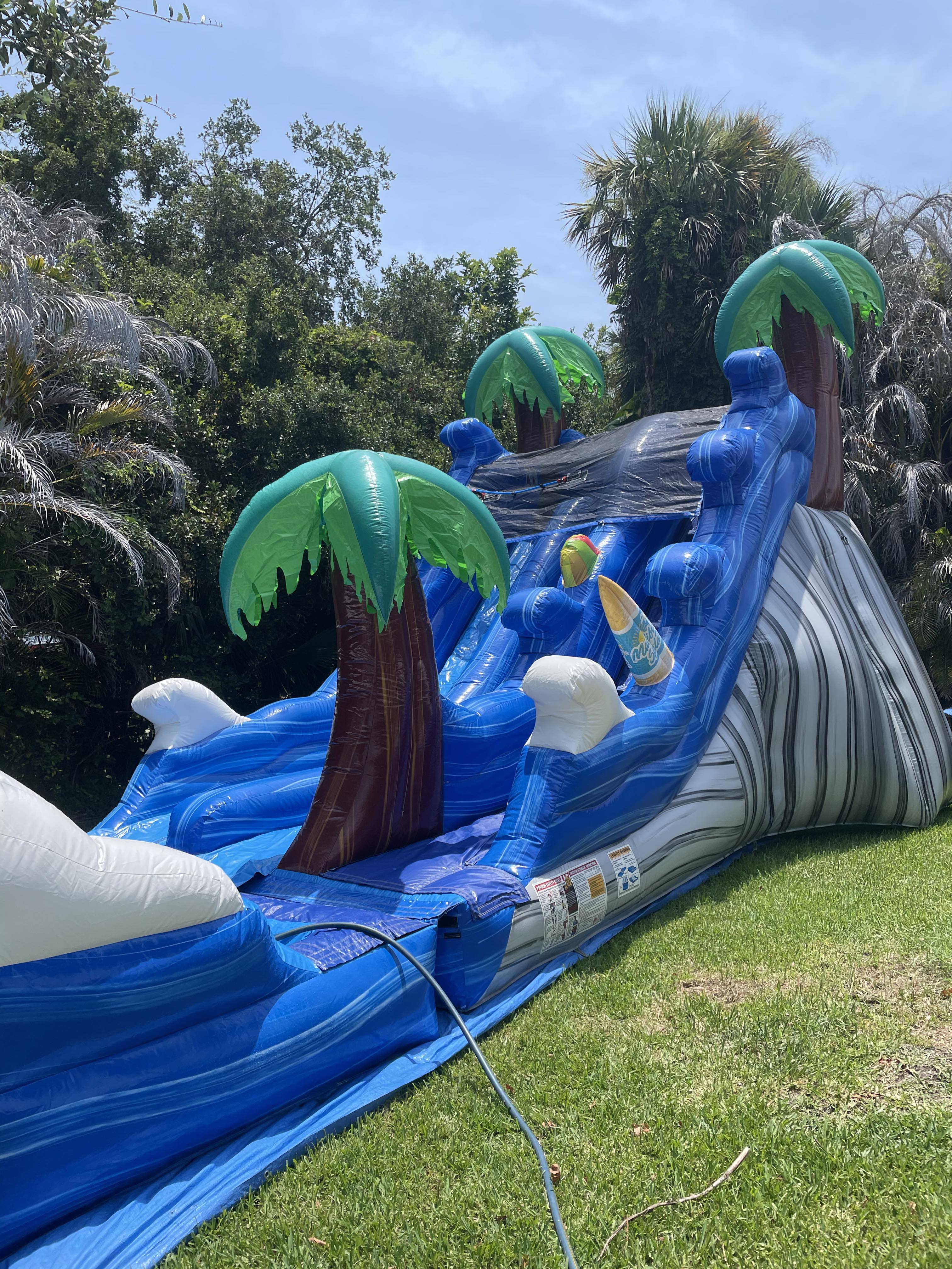 17' Dual Lane Malibu Splash Water Slide - Party Rentals in North ...