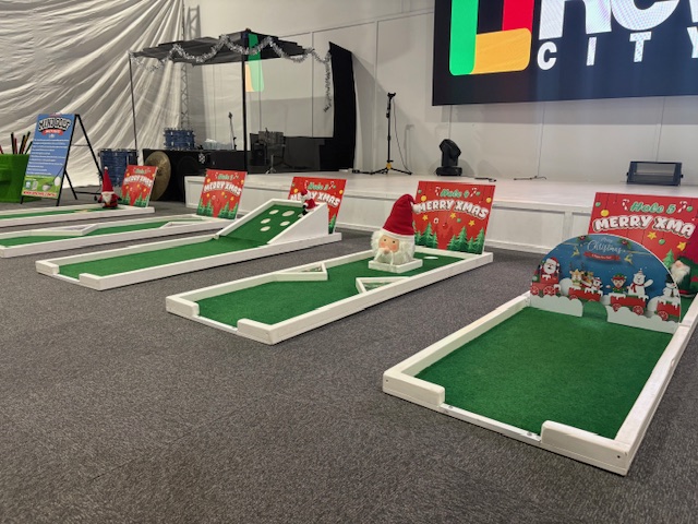 Epic Mobile Mini Golf Course Hire Adelaide