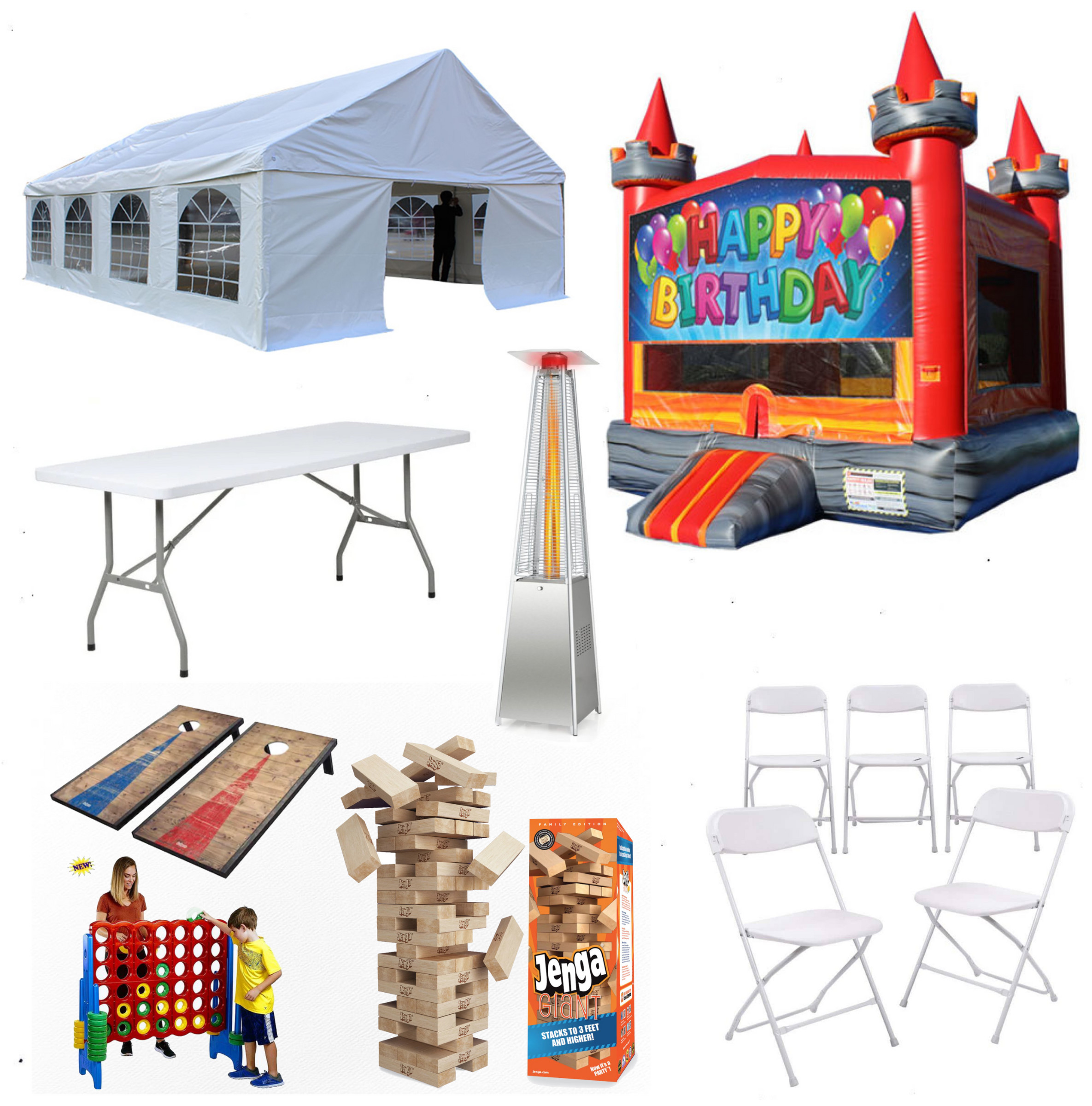 PARTY PACKAGES - Rentals in ca | New Era Party Rentals,LLC