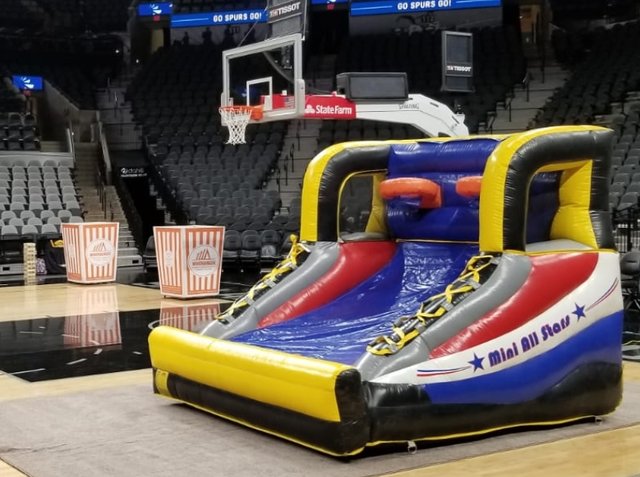 All stars Basketball Shoot Out Inflatable Hire Adelaide