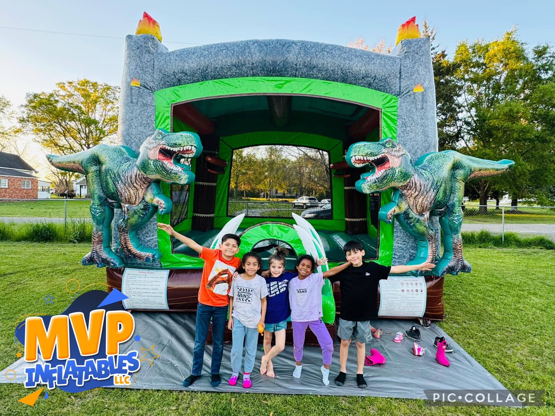 3D Dino Bounce House - Bounce House Rentals in Georgia | MVP Inflatables