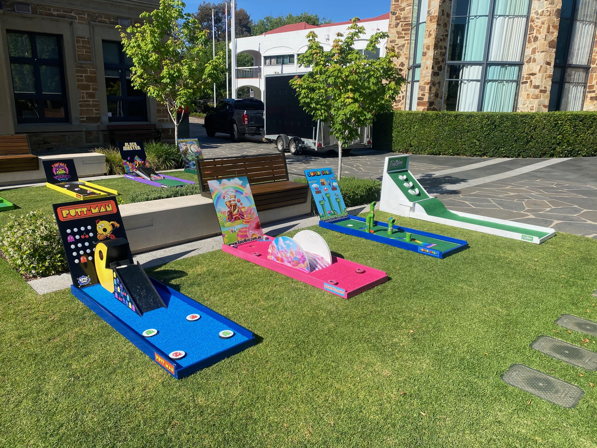 Literally Best Portable Mini Golf Course Hire in Adelaide!