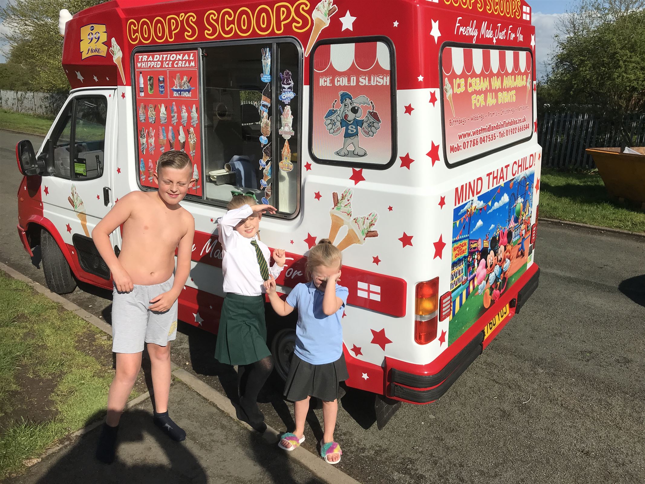 Ice Cream Van - Bouncy Castles in West Midlands, Cannock, Walsall ...