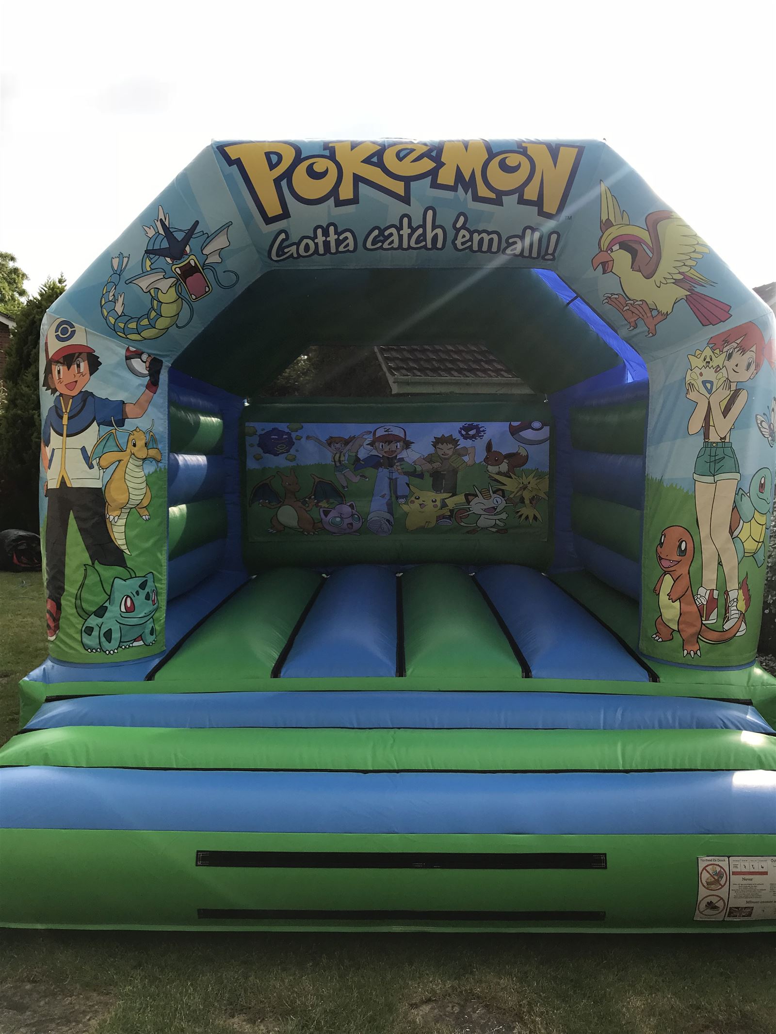 Pokemon Bouncy Castle - Bouncy Castle Hire in Doncaster, Rotherham ...