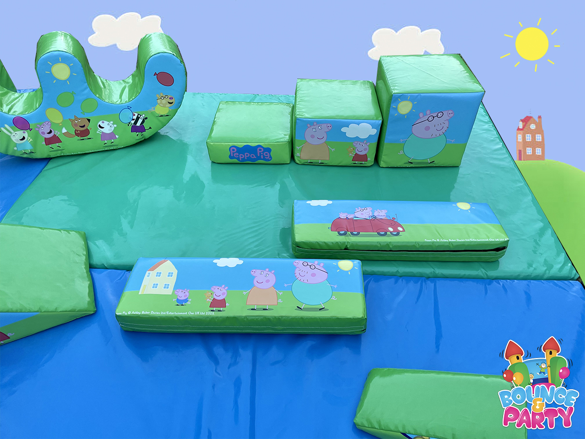 Officially Licensed Peppa Pig Soft play Setup - Hire In Glasgow