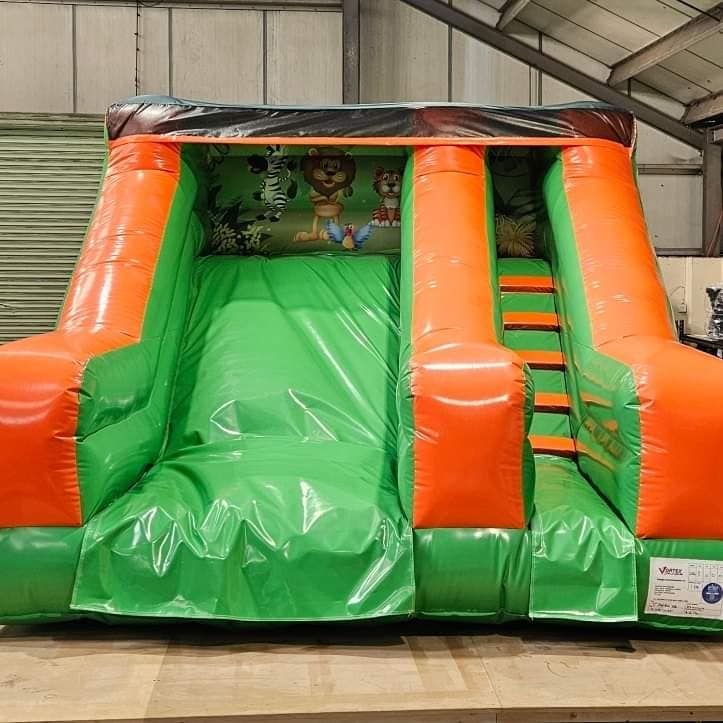 Jungle themed slide orange and green - Hire in north east of east ...