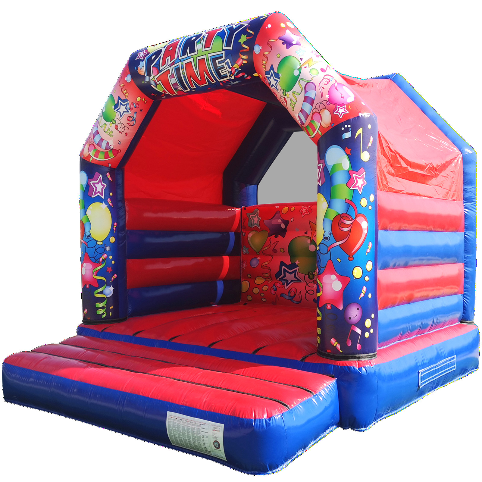 BBOL-168 - 15x15x11.6ft - A frame adult bouncer - (Red & Blue Partytime ...