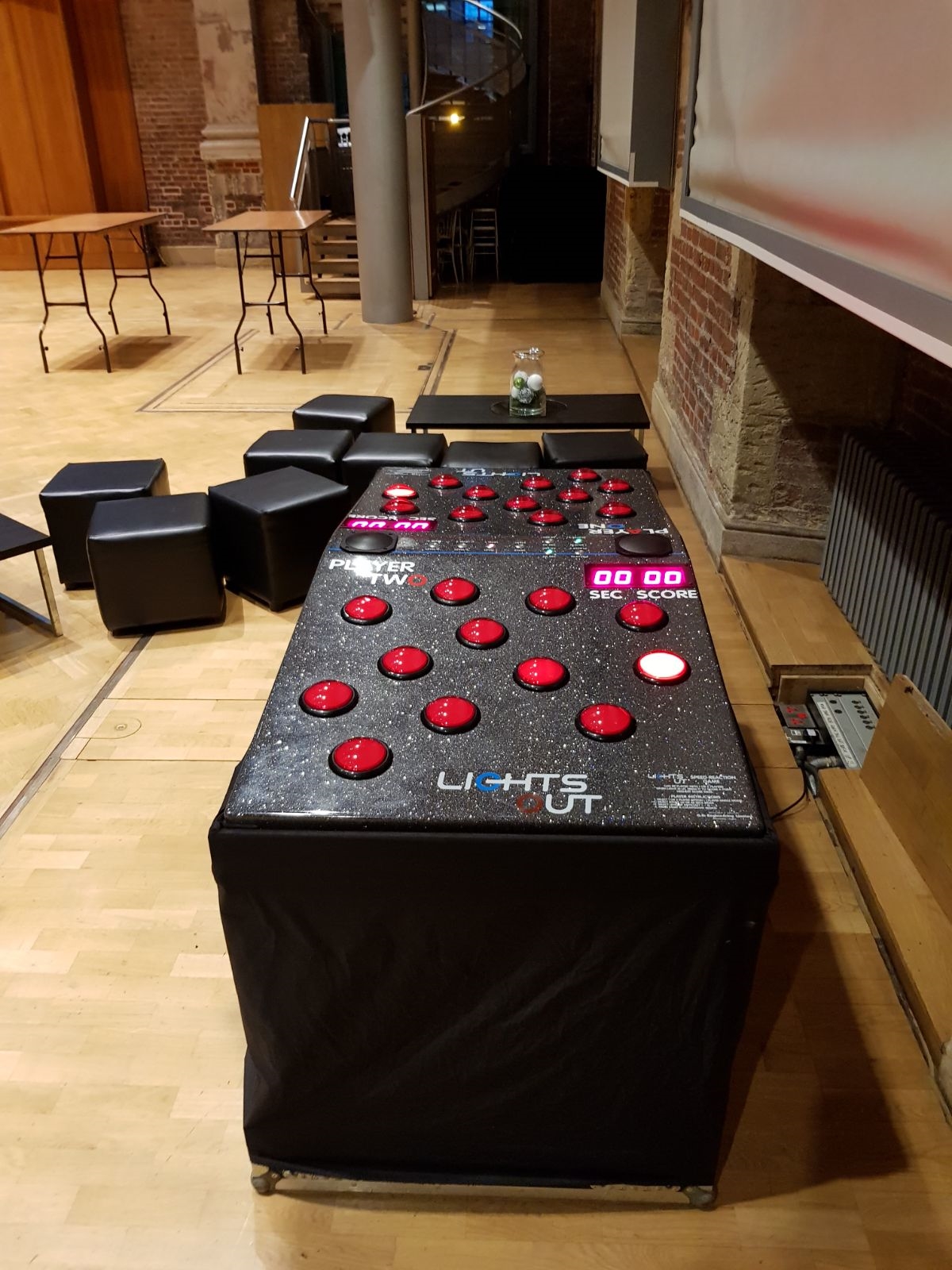 Lights Out electronic games hire - Rodeo Bull Hire in Essex, London ...