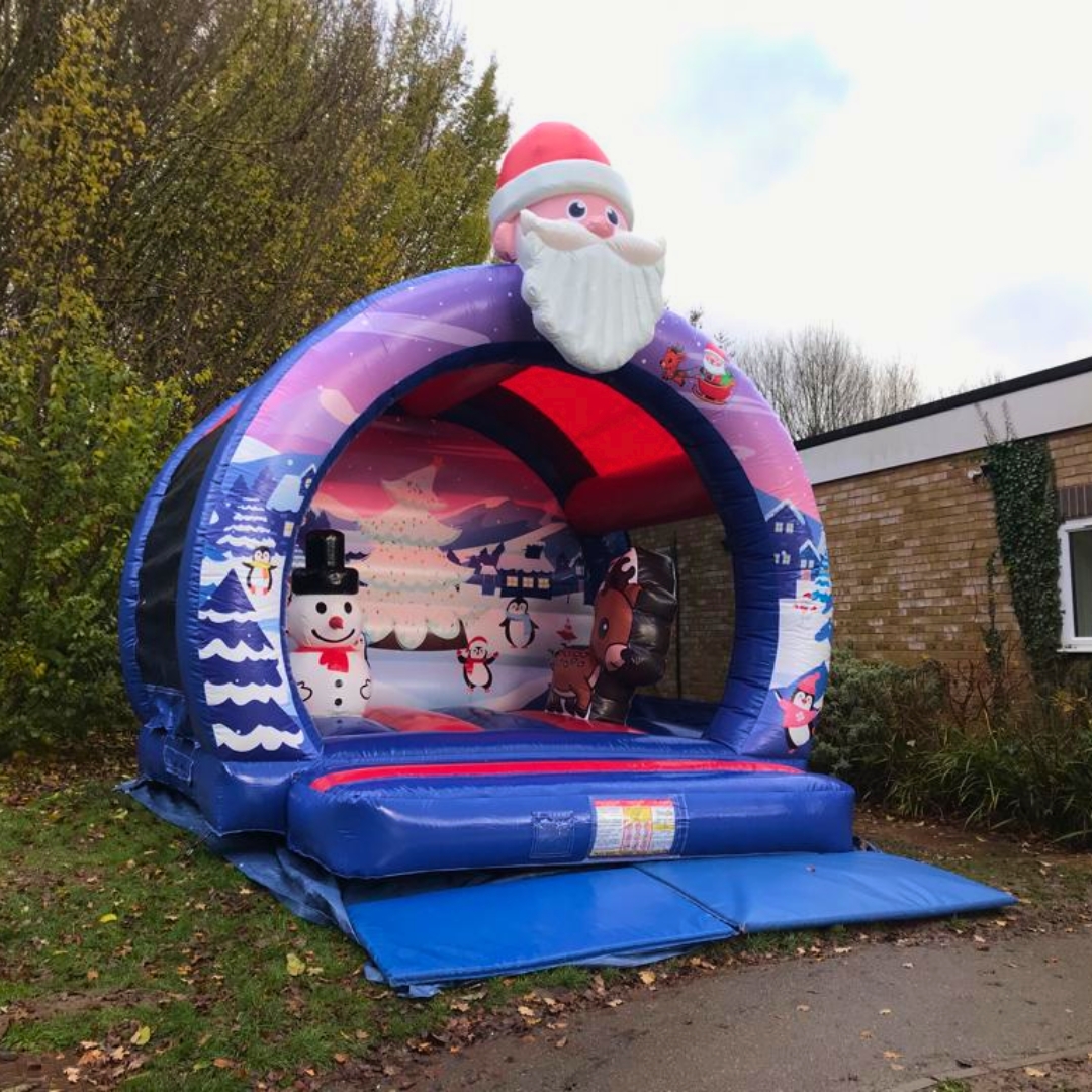 Deluxe Curved Christmas Bouncy Castle - Inflatable, Bouncy Castle ...