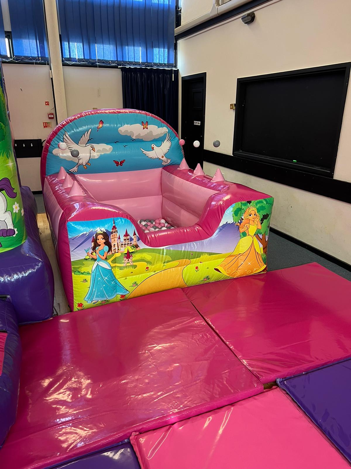 PRINCESS AIR JUGGLER BALL POOL - Bouncy Castle and Soft Play Hire in ...