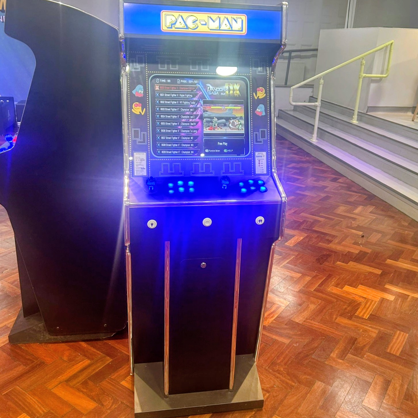 Pac Man Arcade Machine Hire - Inflatable, Bouncy Castle, Entertainment ...