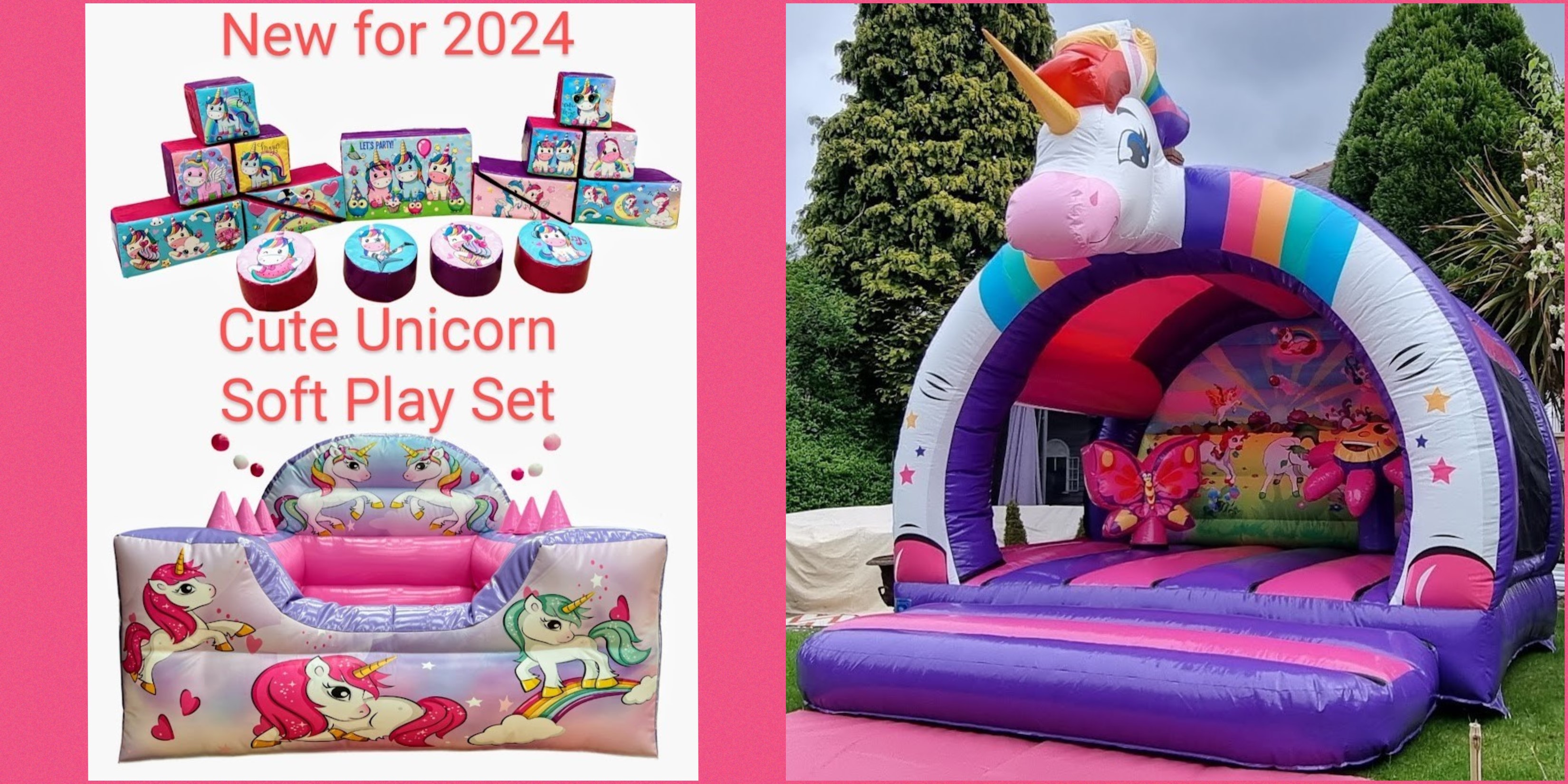 Unicorn Soft Play & Party Packages for Hire - Born 2 Bounce