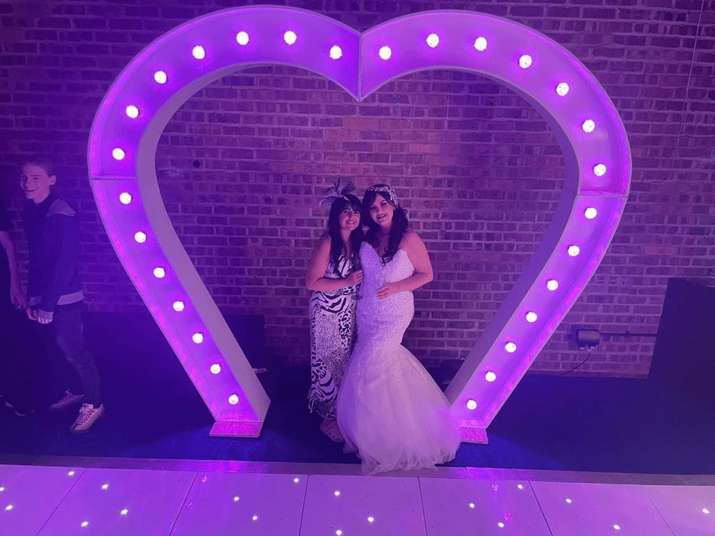 8 ft Multicolored Light Up Arch - Hire in Wirral | Package Hire Events ...