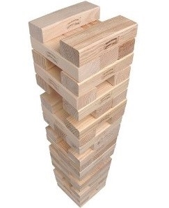 Giant Jenga - Bouncy castle & Fairground ride hire, corporate games ...