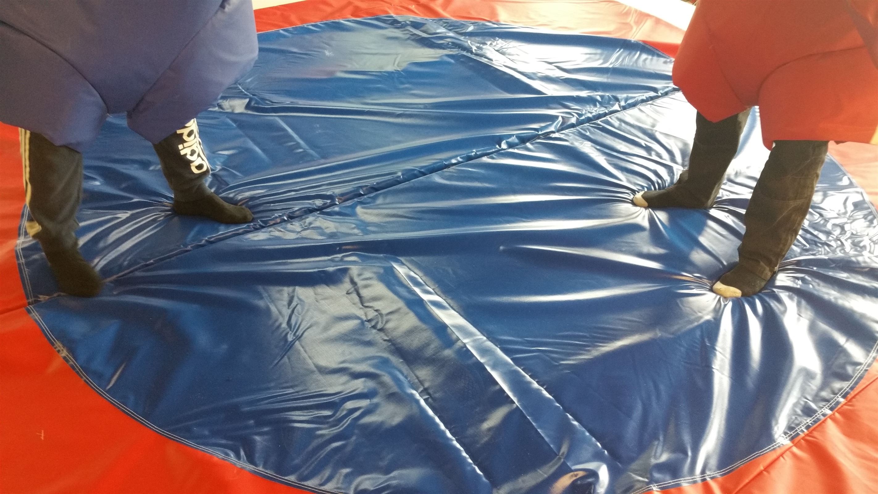 BBSS-003a - 2x Adult sumo suits - (Red & Blue Team Theme) - Bouncy ...
