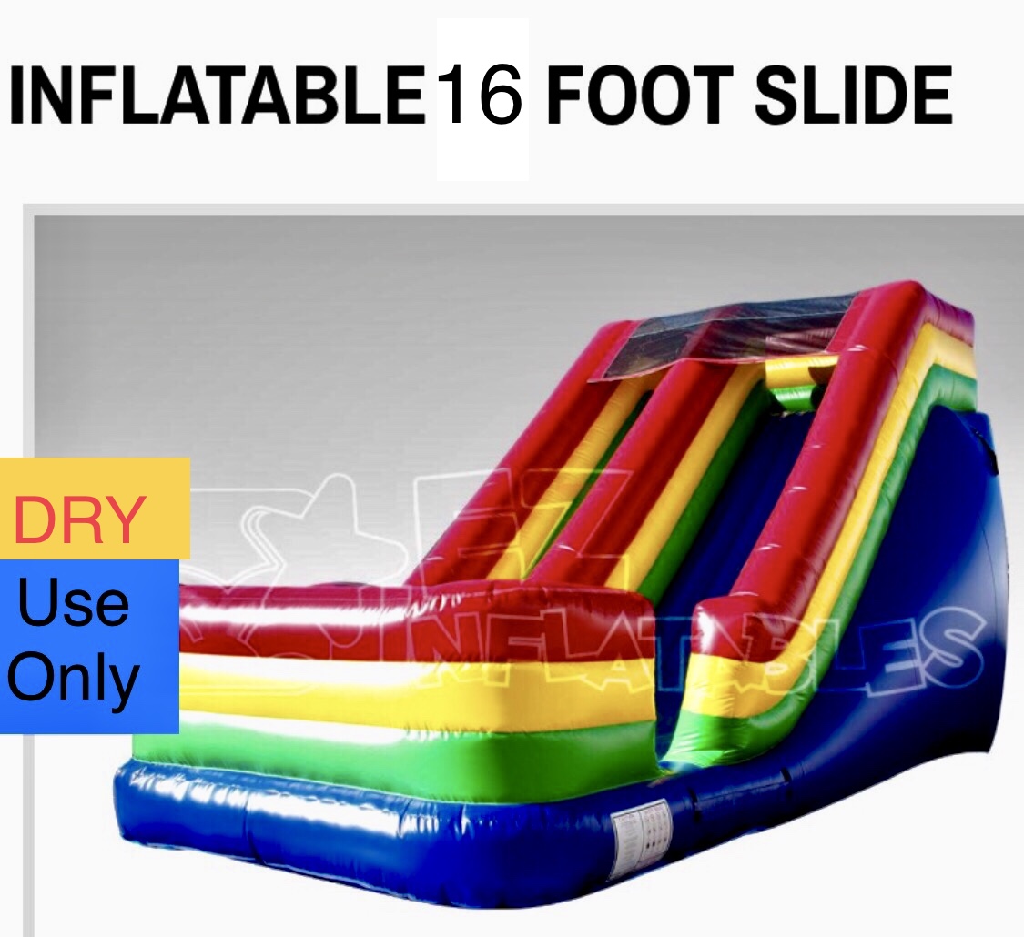 Rainbow Run 18' Inflatable Slide - Inflatable Hire in Arkansas | HAPPY ...