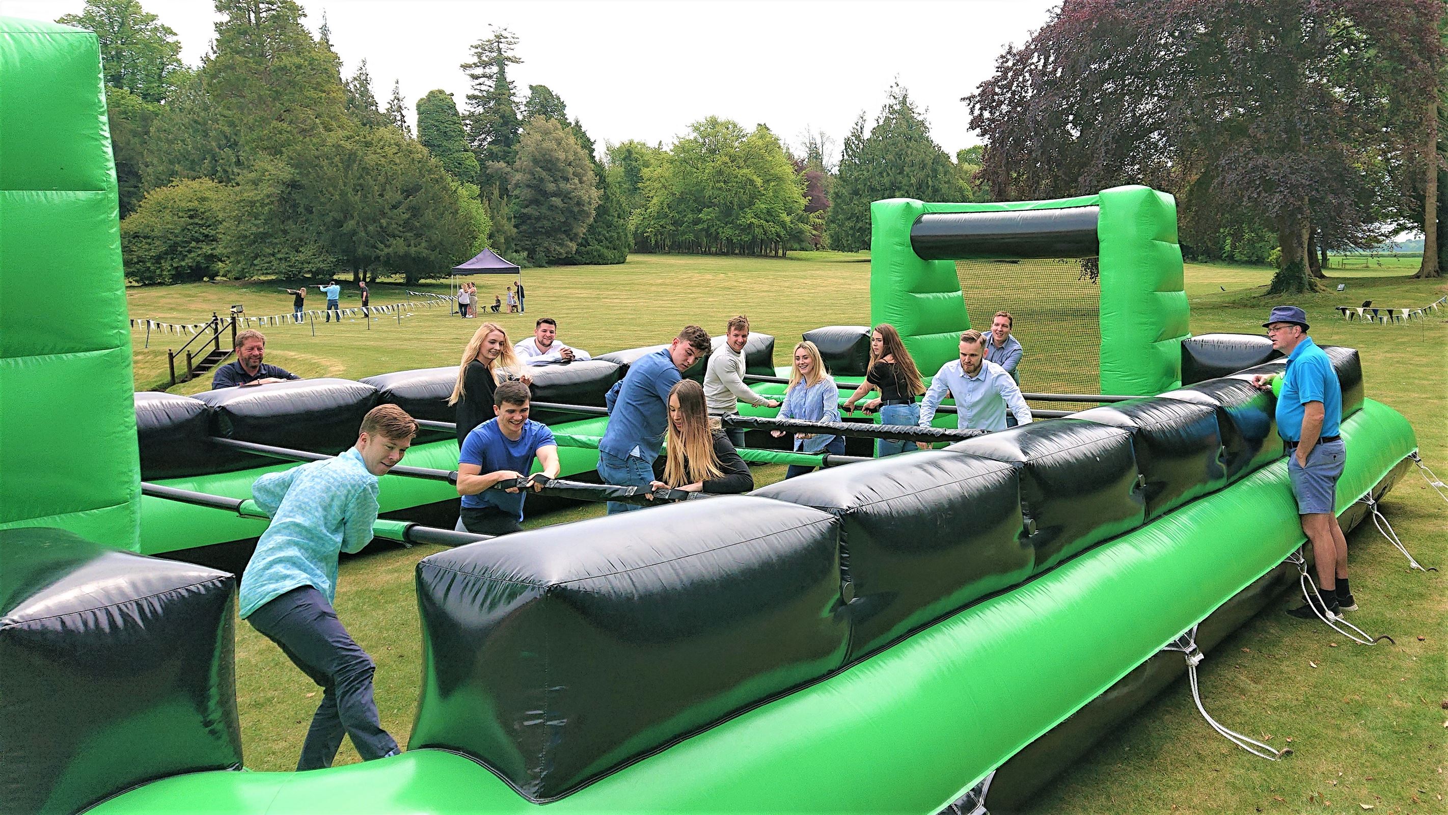 Human-Table-Football - Bouncy Castle Hire in Kent, Surrey, South London.