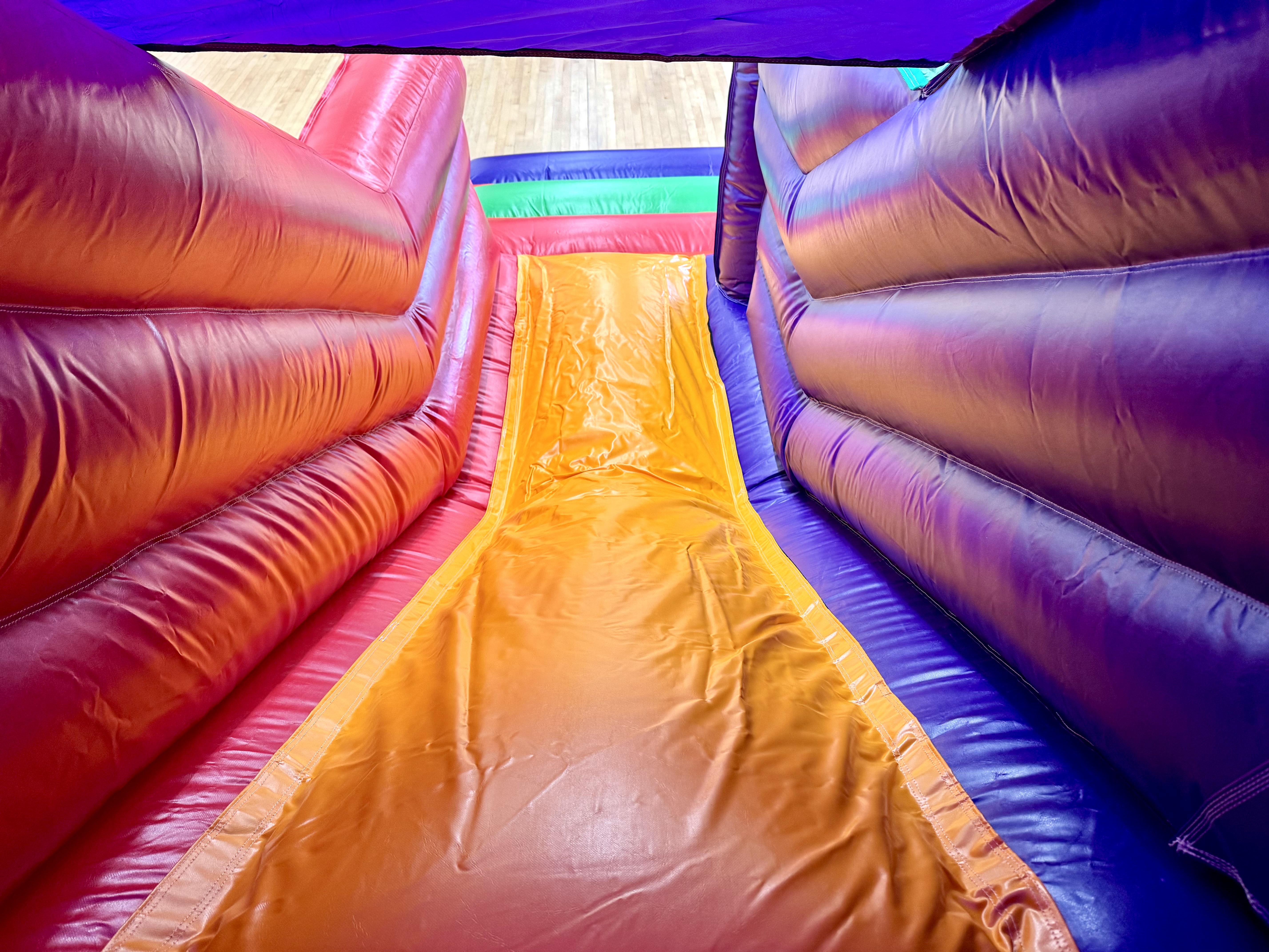Rainbow Bounce N Slide Velcro - Bouncy Castle Hire in Bromley Croydon ...