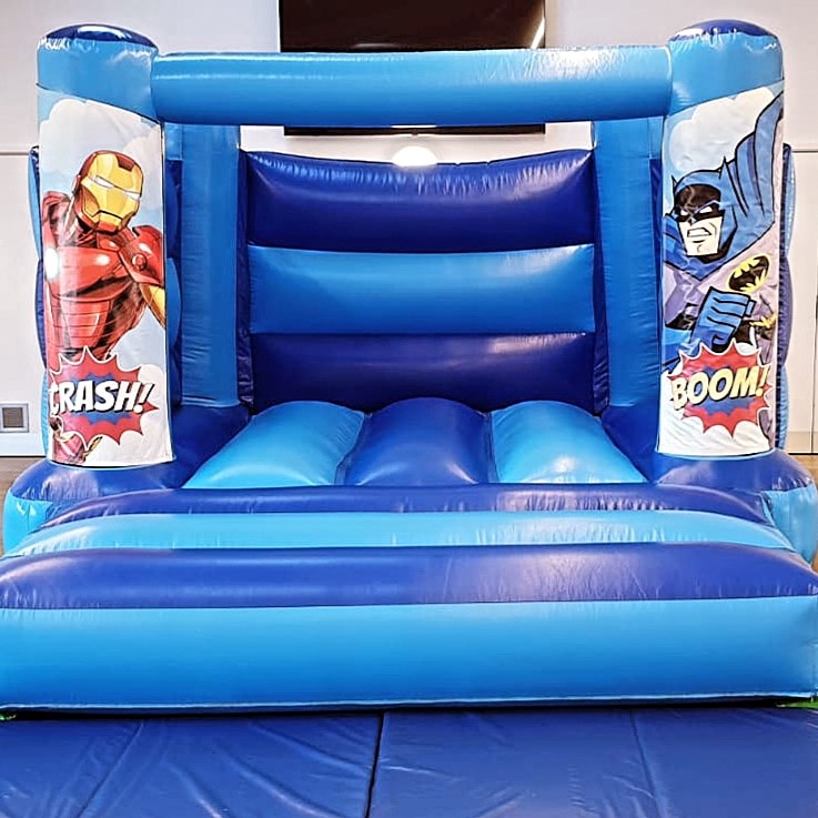 Super Hero H Frame Castle - Hire in Aylesbury | BONKERZzz Bouncy Castles