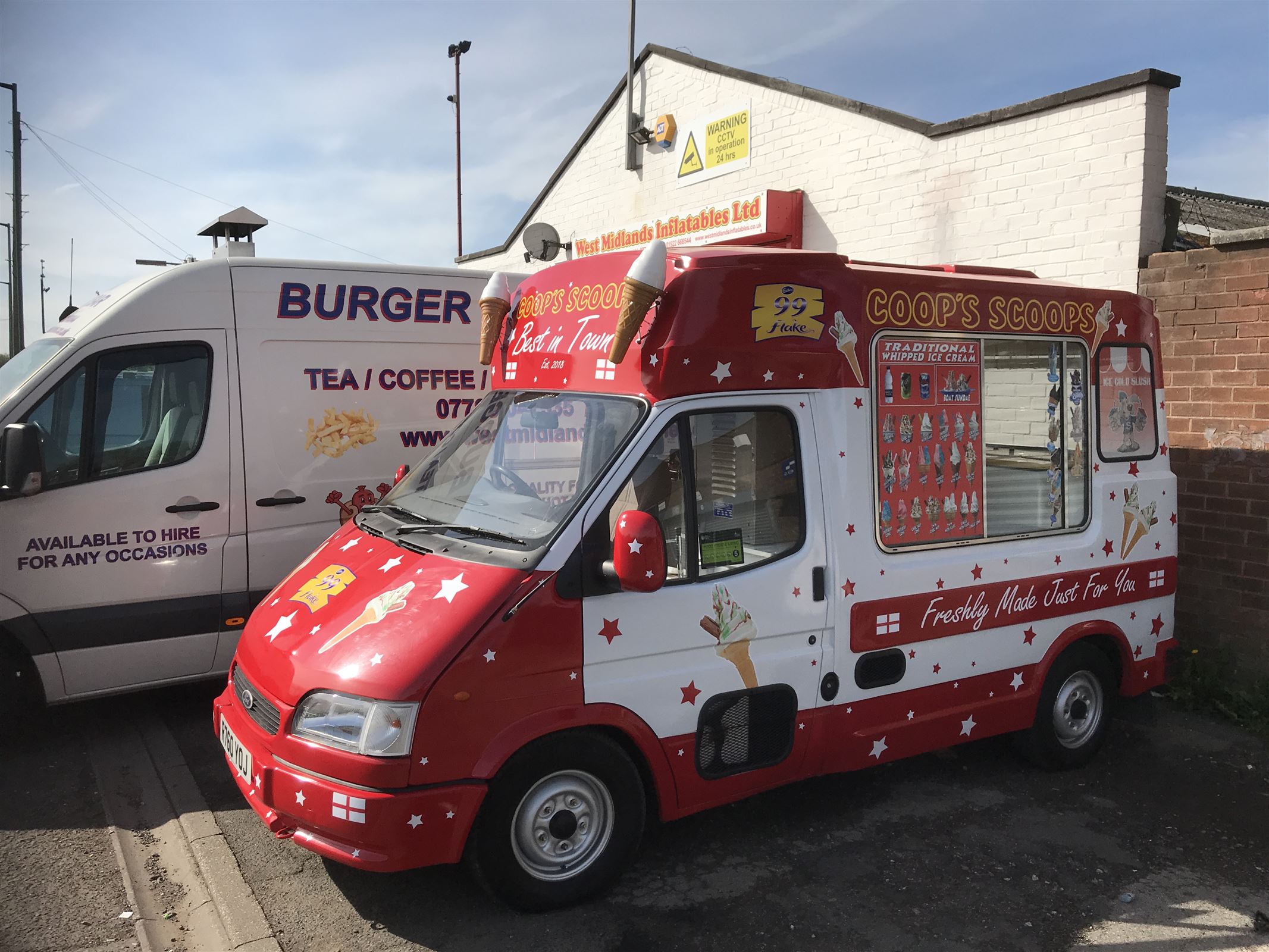 Ice Cream Van - Bouncy Castles in West Midlands, Cannock, Walsall ...